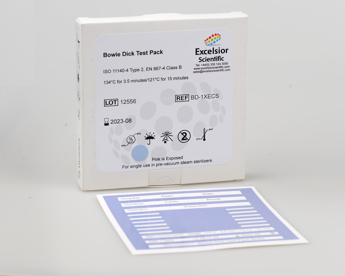 Bowie & Dick Test - Excelsior Scientific